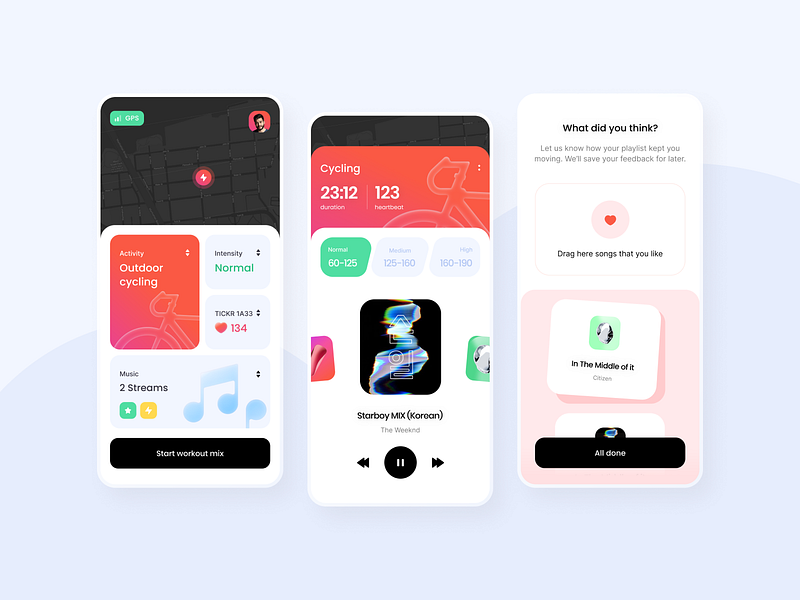 Perform mobile app concept by Cuberto on Dribbble Perform mobile app concept by Cuberto on Dribbble