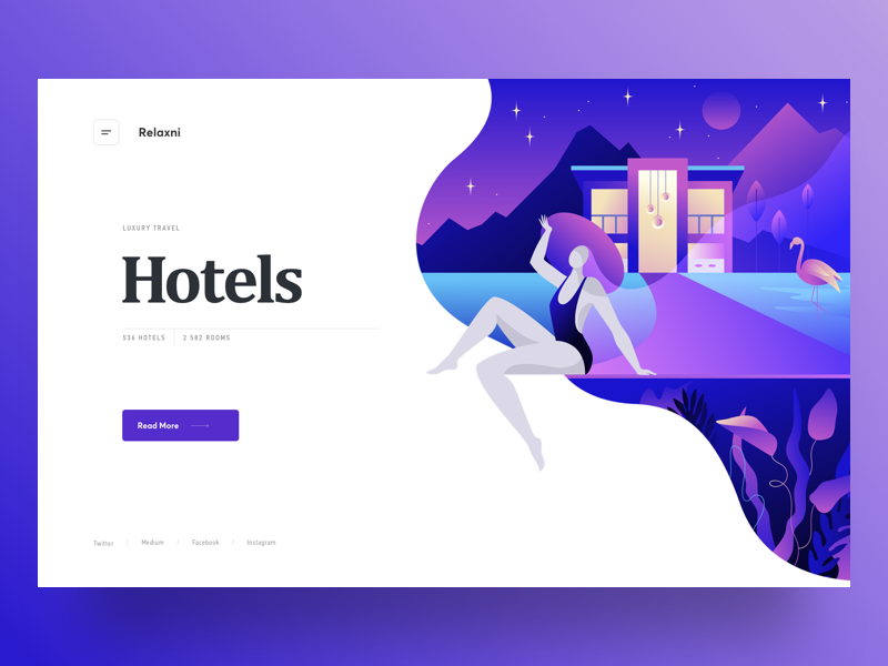 Placeholder landing page by Cuberto on Dribbble