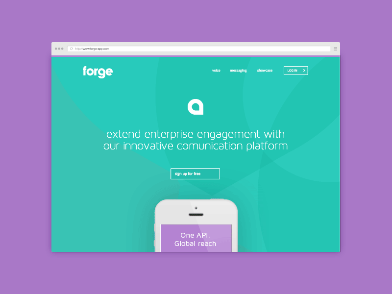 Forge Responsive Website by Chris Bramford on Dribbble