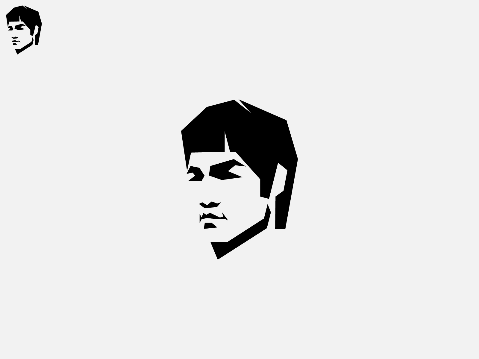 Geometric Bruce lee logo design. by Muhammad Sakiati on Dribbble