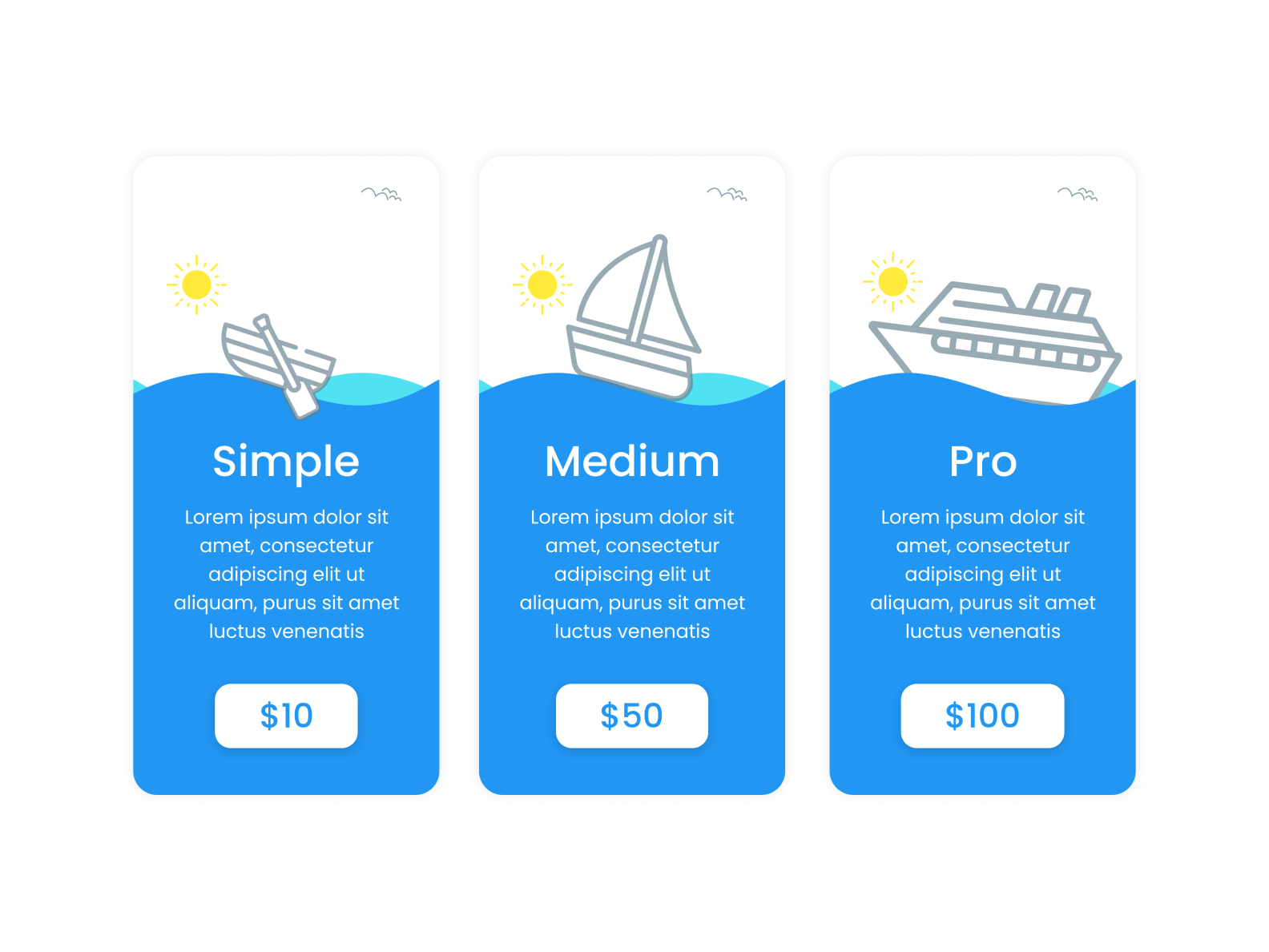 Pricing Hint, daily ui 30 by Allaam Naufal on Dribbble