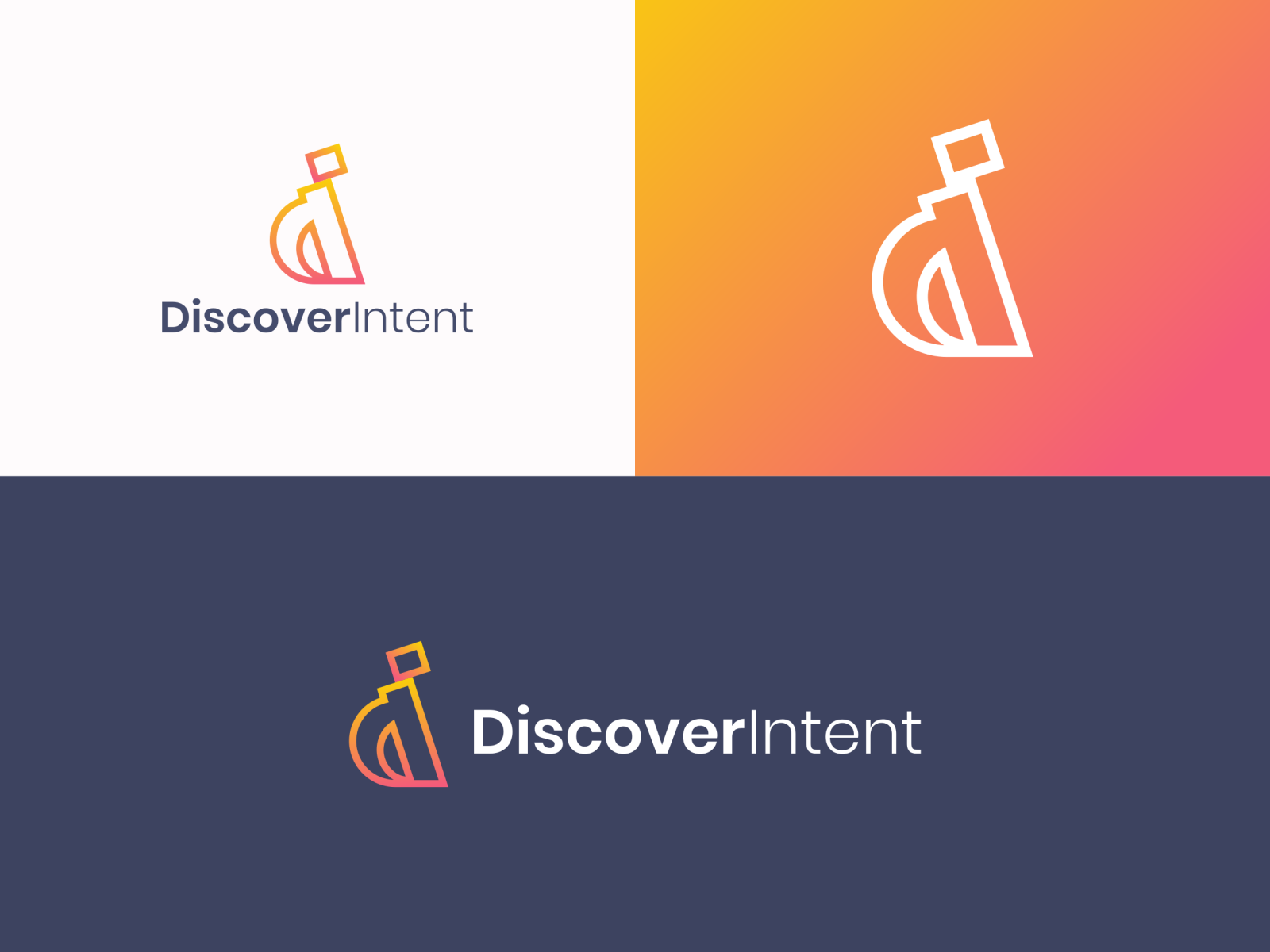 Discover Intent logo | Letter DI logo by Abdul Kadir on Dribbble