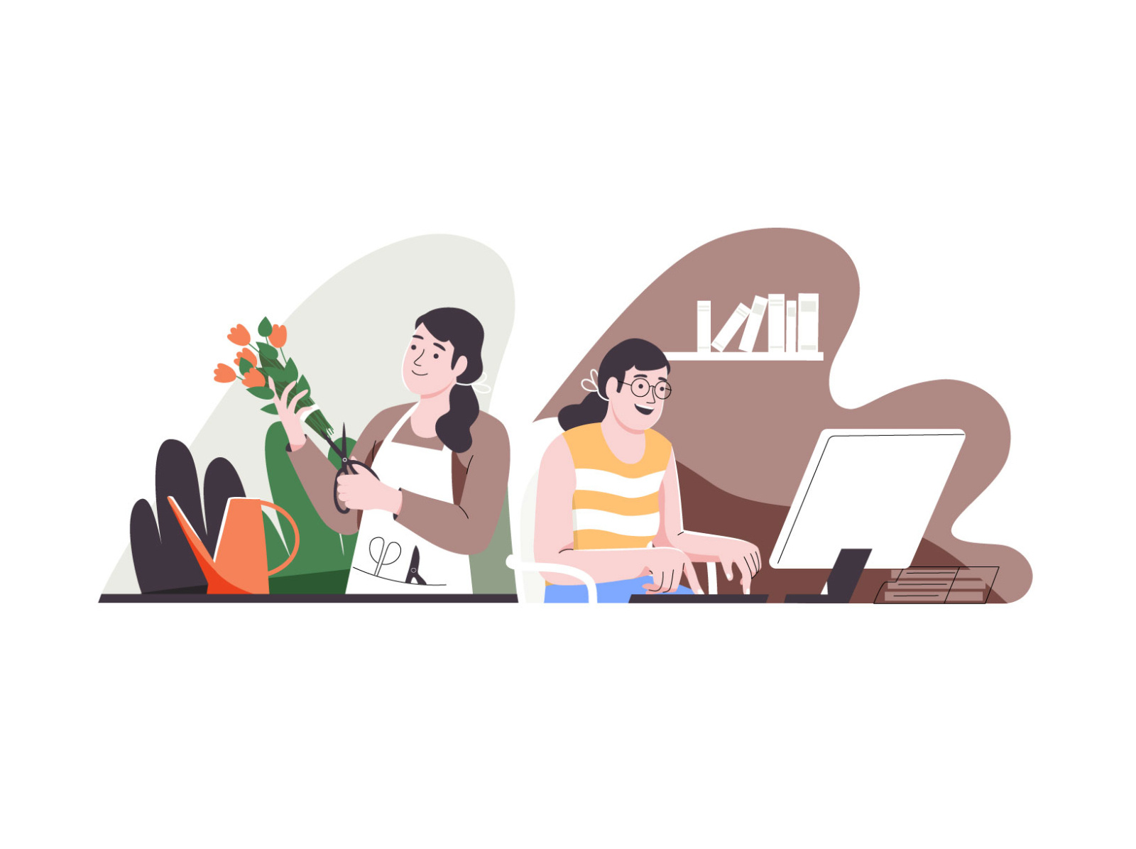 Changing jobs by Cami on Dribbble
