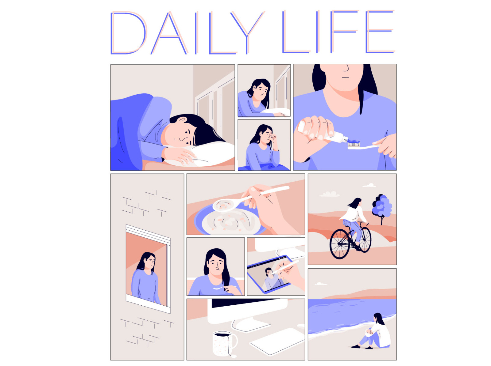 Daily life by Cami on Dribbble