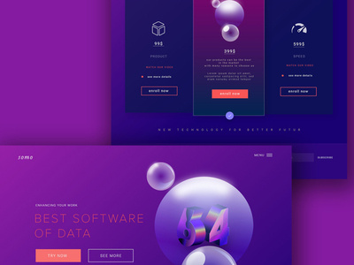webdesign by hicham touati on Dribbble