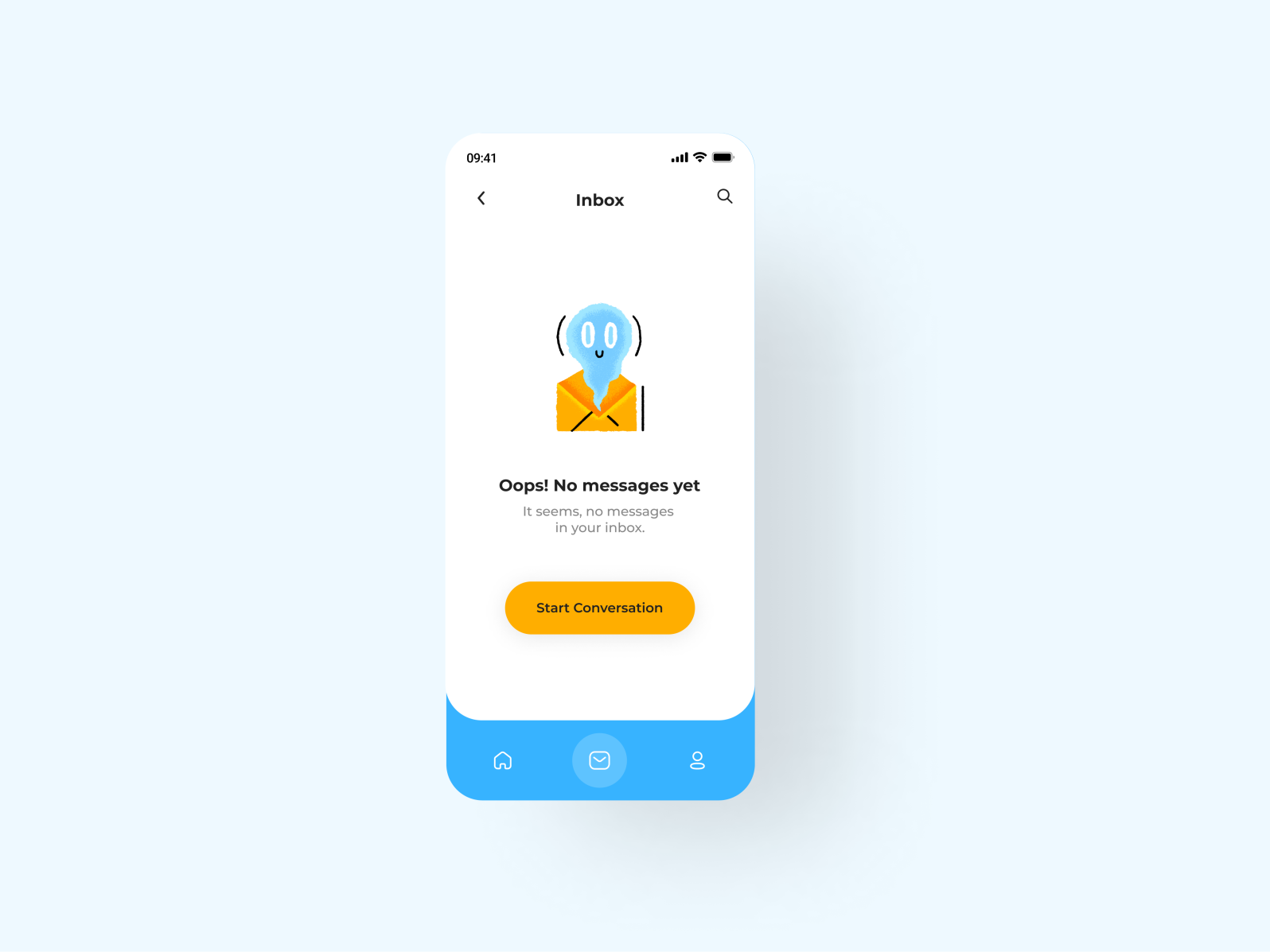 Maratón UI - Empty state by Nicole Miguel on Dribbble