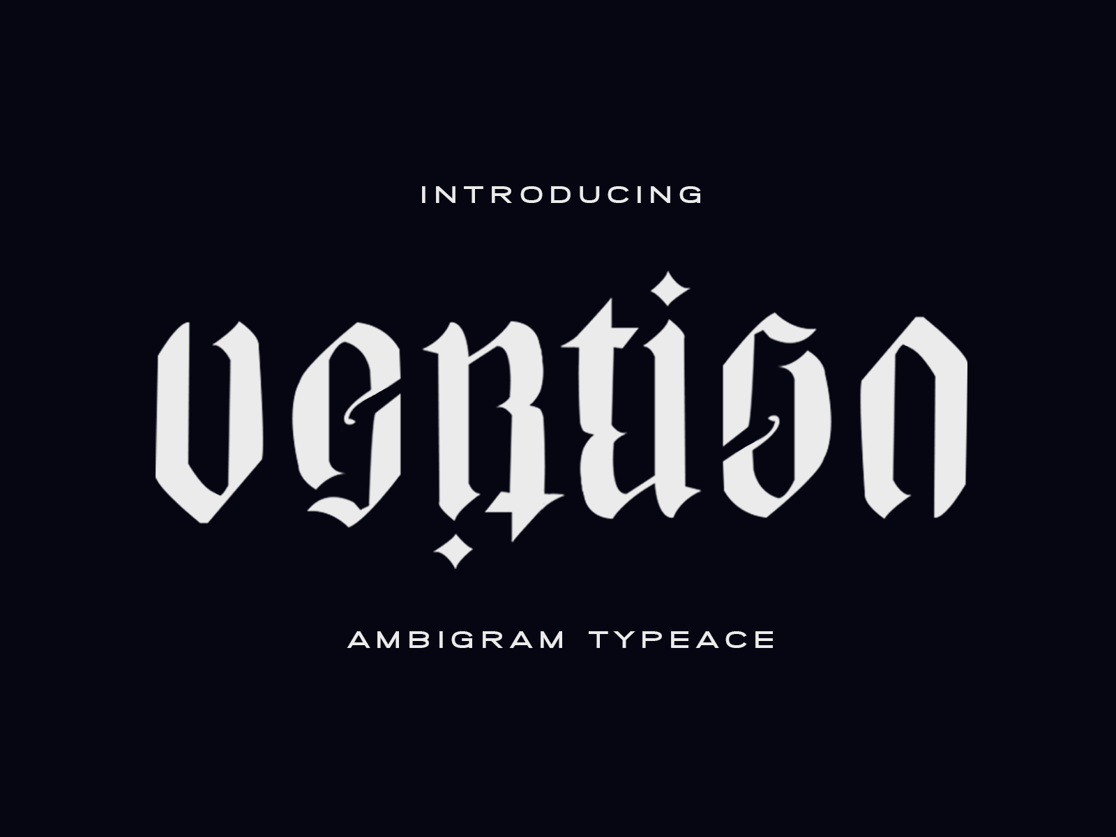 Ambigram Font Free Download