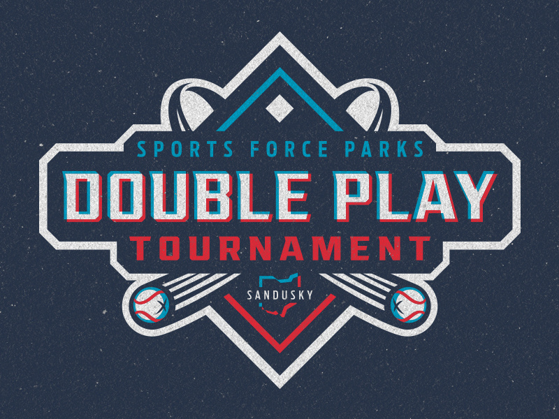 Sports Force Parks Double Play Tournament Logo by Brian Gundell on Dribbble
