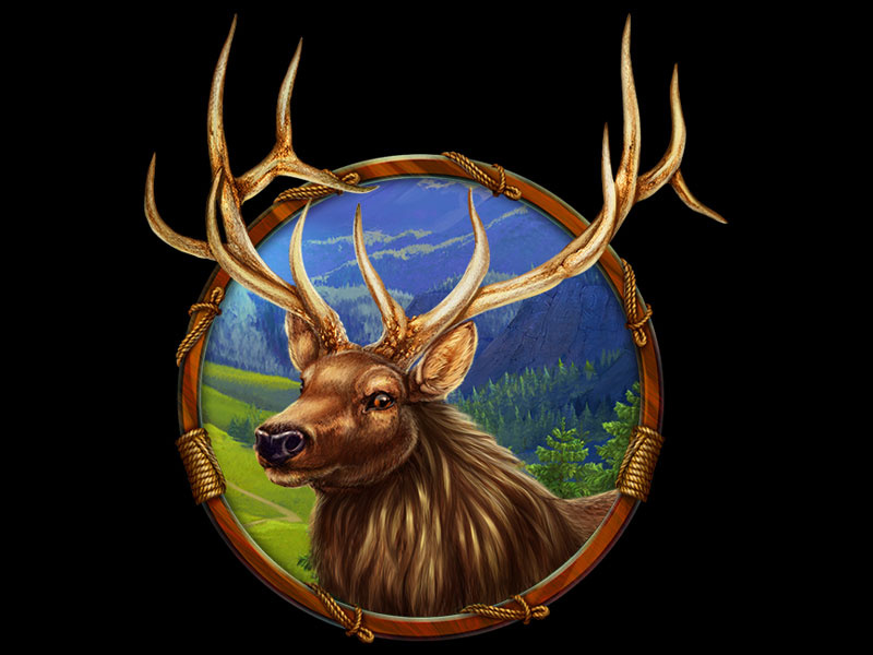 A Deer as a slot symbol by slotopaint.com on Dribbble