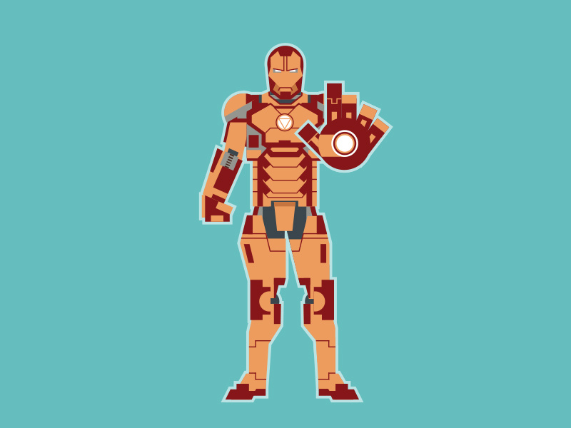 Iron Man by Paul-Constantin Turcanu on Dribbble