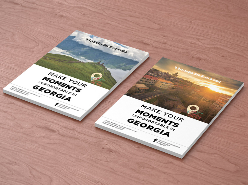 A5 Flyer Design by Mariam Gogilashvili on Dribbble