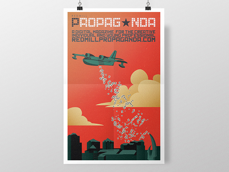 Propaganda Poster by Luke McAdam on Dribbble