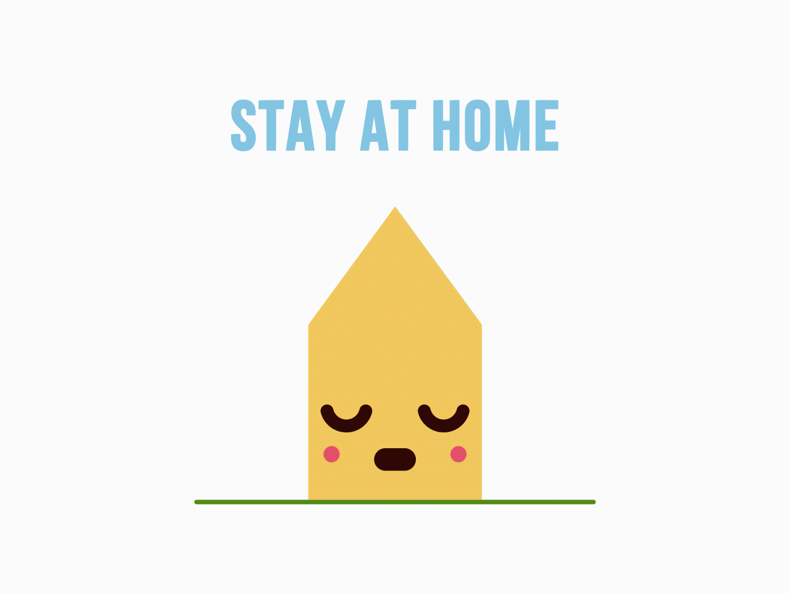 Stay at home by Gabriel Assis on Dribbble