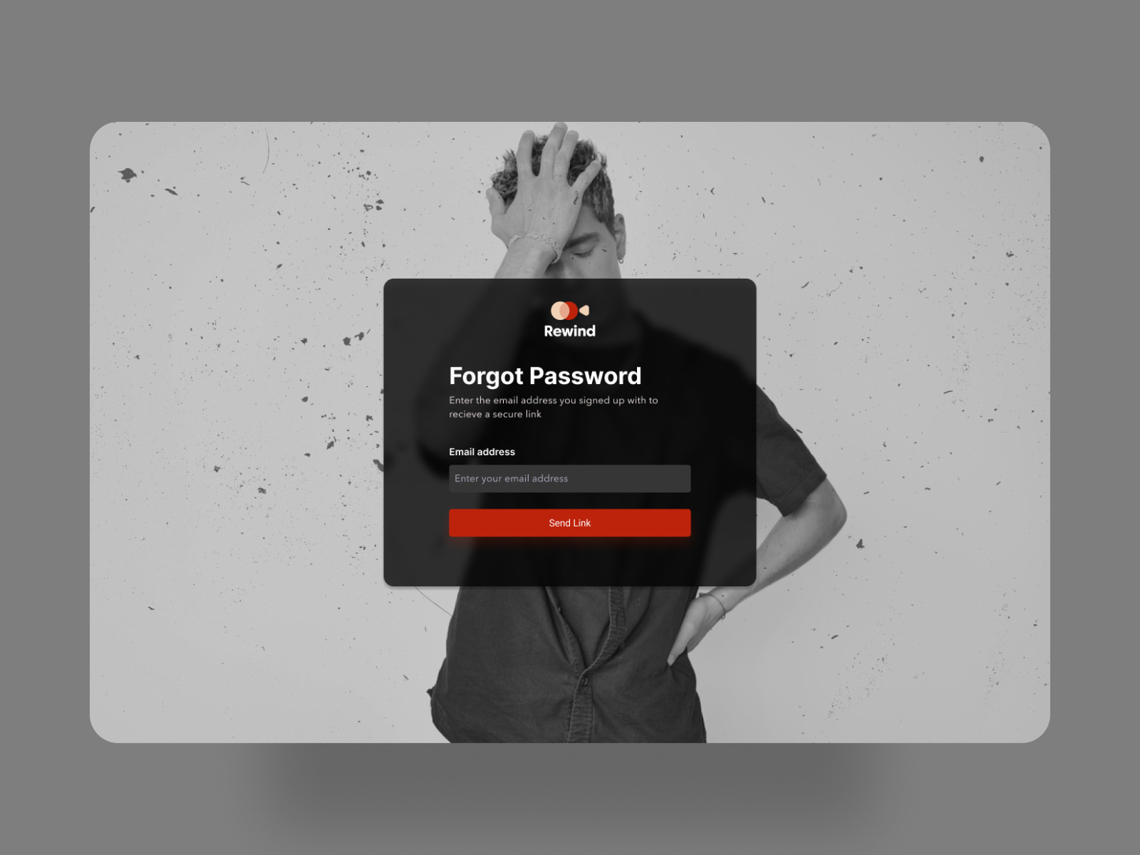 Forgot Password for a retro movie streaming website by Onyedikachi ...