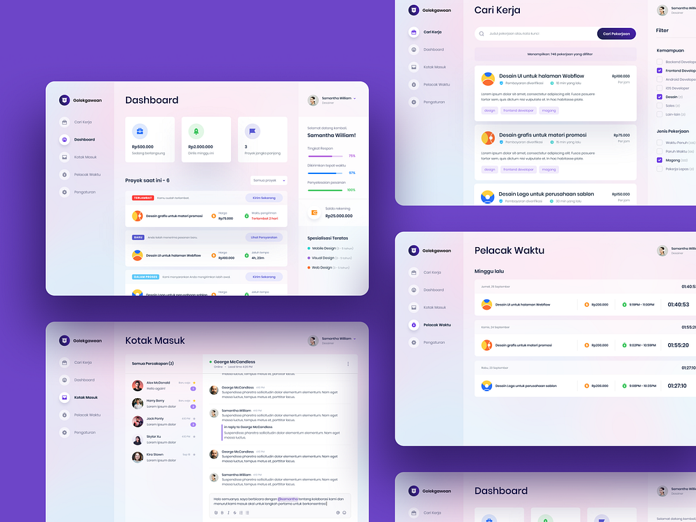Job Seeker UI by Johar on Dribbble