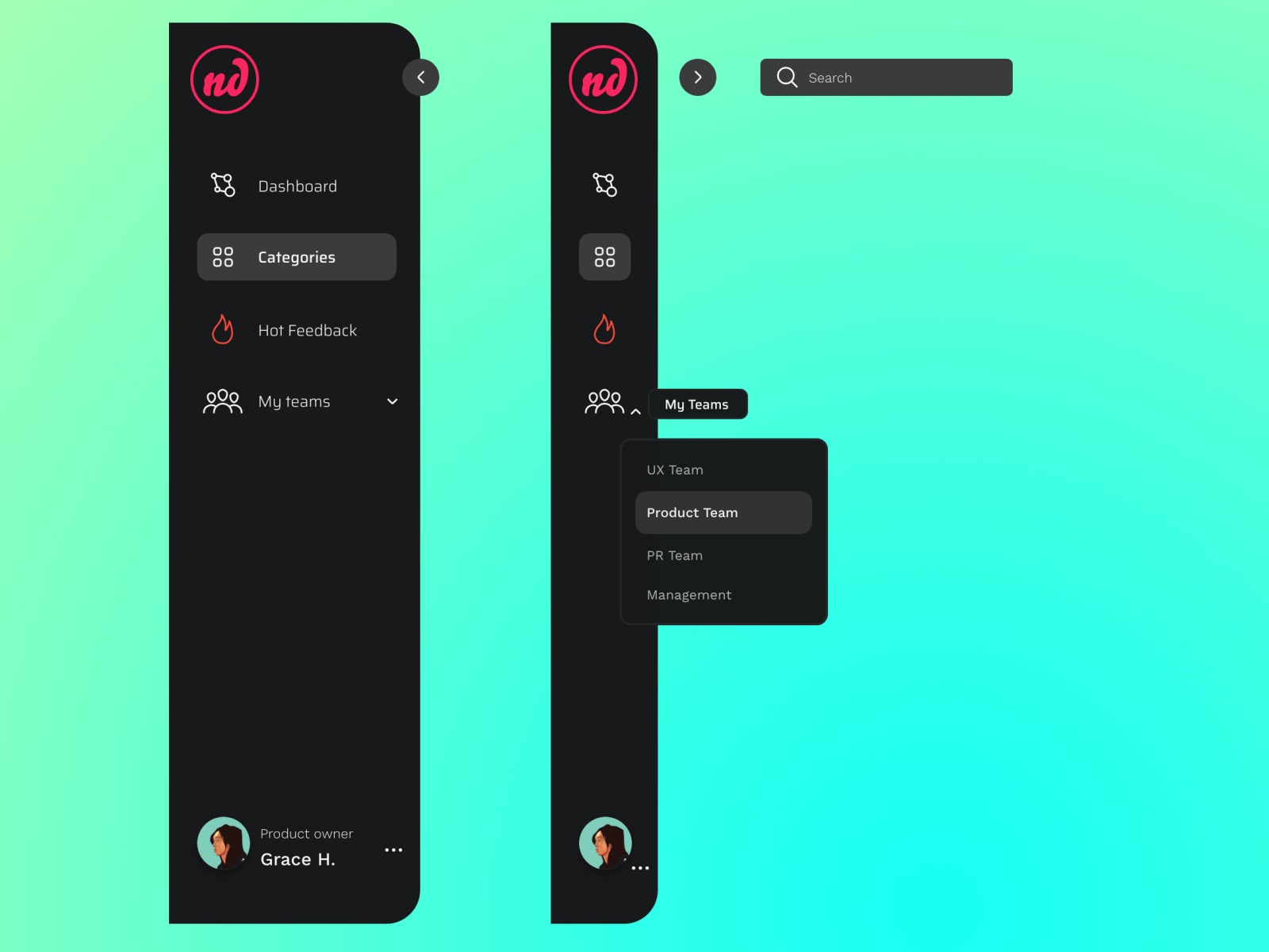 DailyUI 027 Dropdown by Nicholas Dieren on Dribbble