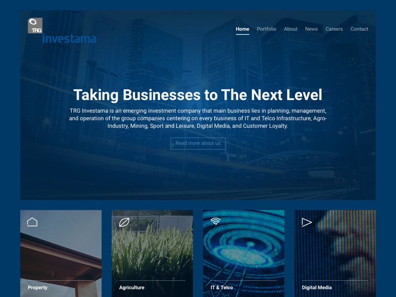 TRG Website by Benny Jien on Dribbble