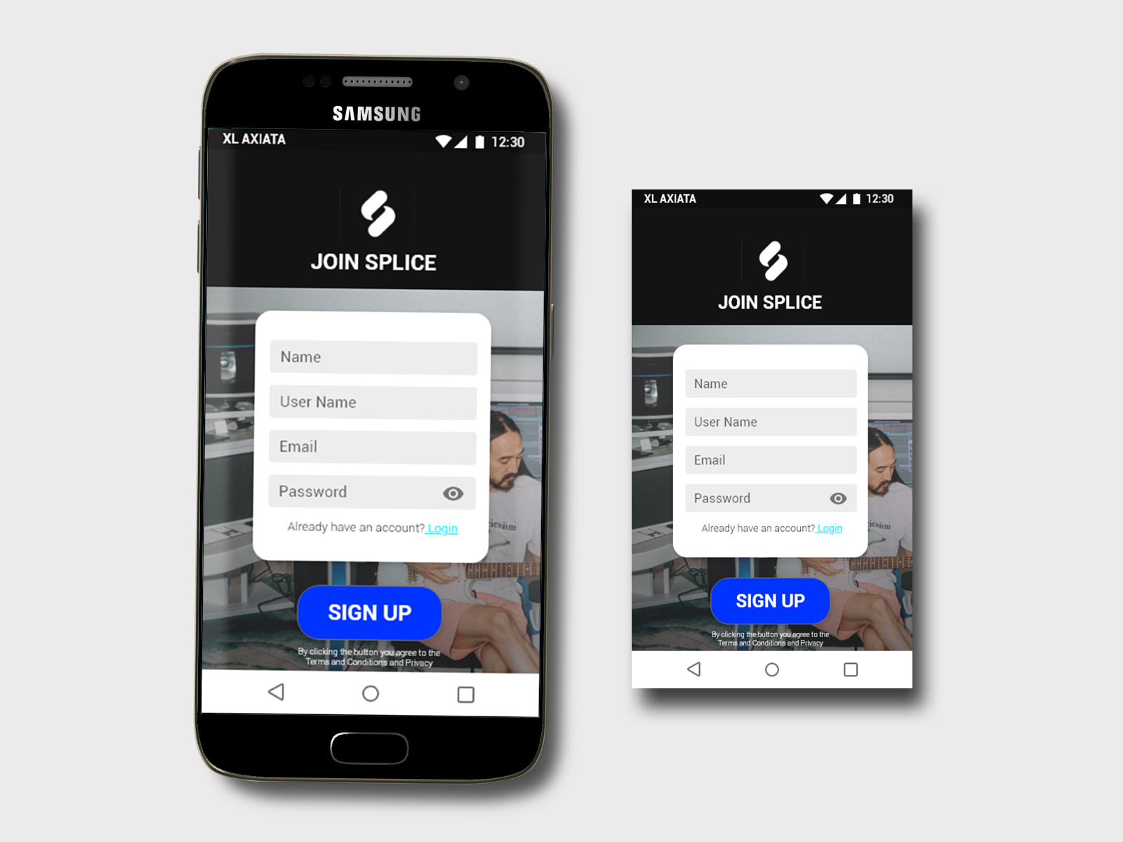 Splice Sign Up by Julius Tanoey on Dribbble