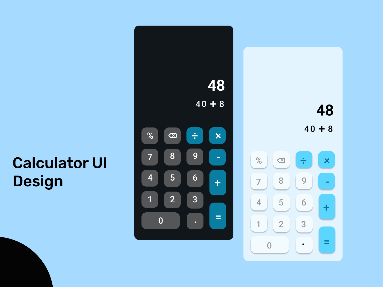 Calculator design by Helene on Dribbble