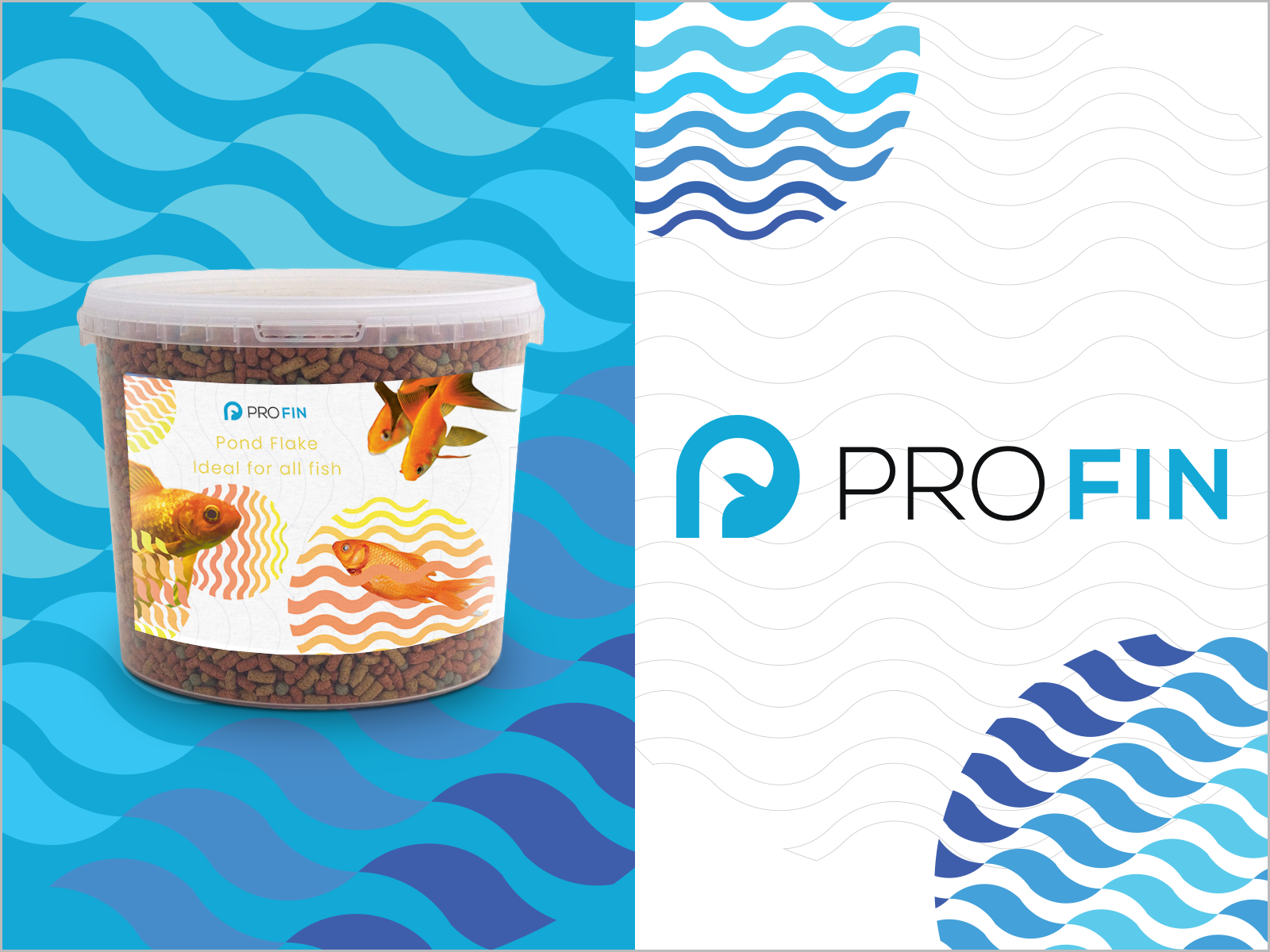 Official Pro-fin Logo & Product Label by Digicommerce on Dribbble