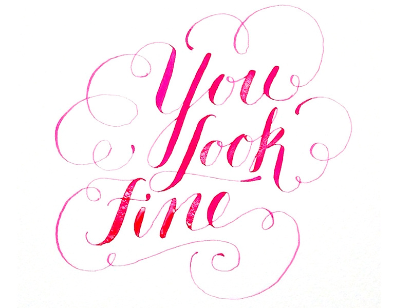 You look fine by Victoria Macey on Dribbble