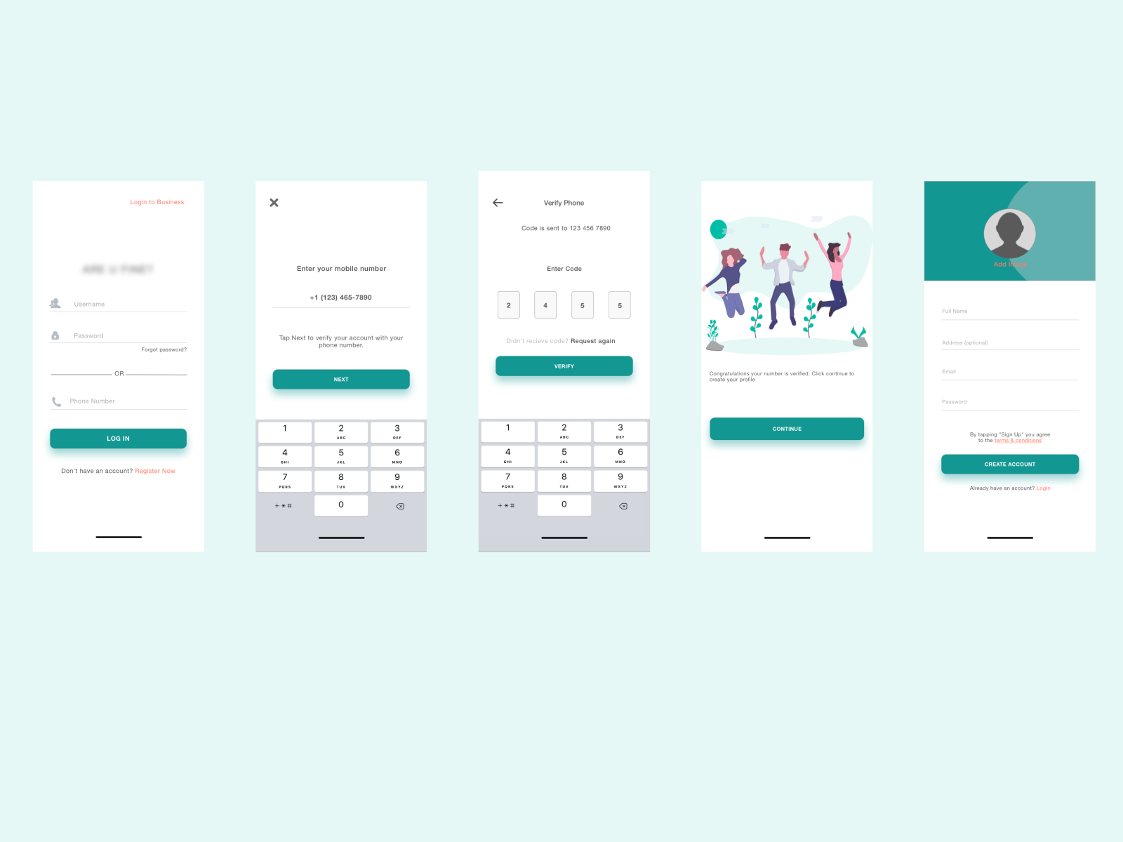 Mobile Verfication by Vineet Kaur Bagga on Dribbble