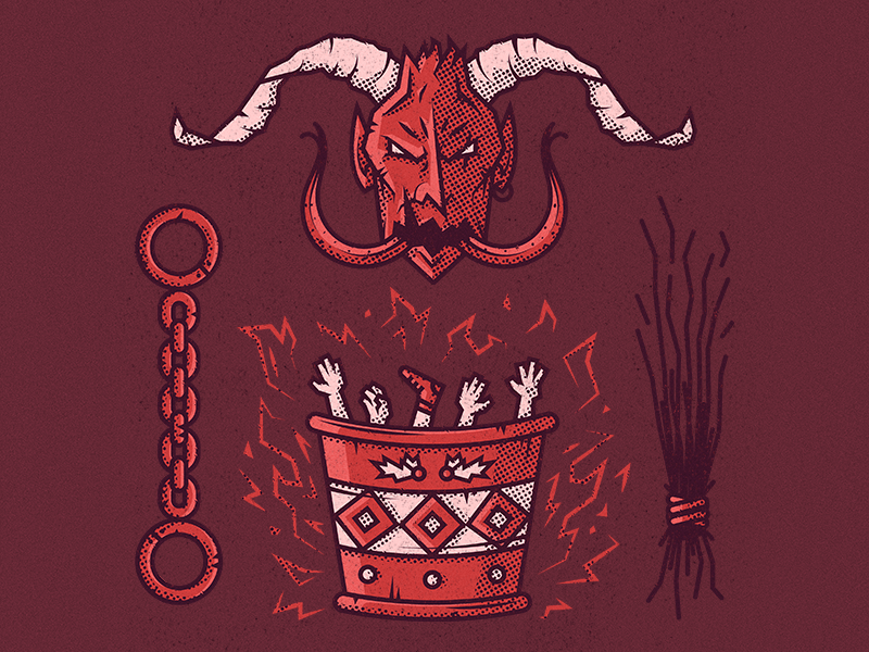 Krampus by Enisaurus on Dribbble