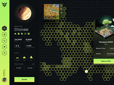 Metaverse Map by Guilherme Kerber for Koncepted on Dribbble