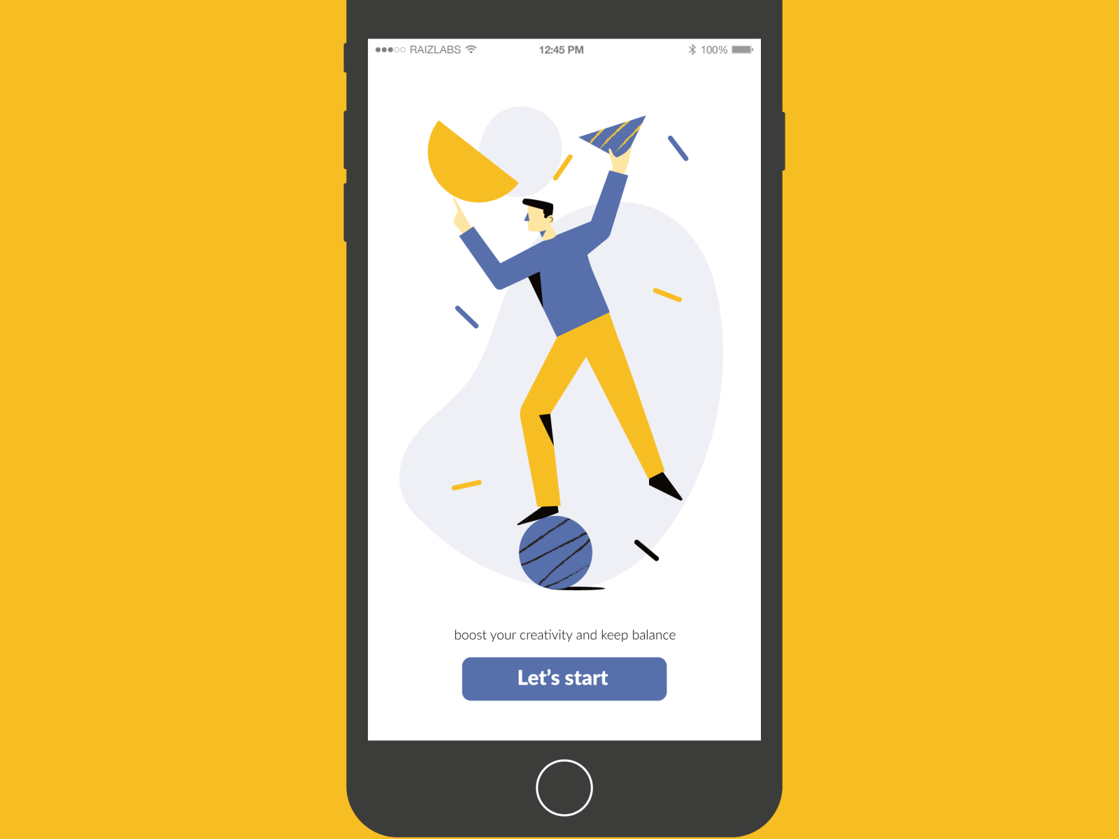 Mobile app illustration by Anastasiia on Dribbble