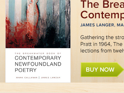 Breakwater Books Website Slider by Troy Templeman on Dribbble