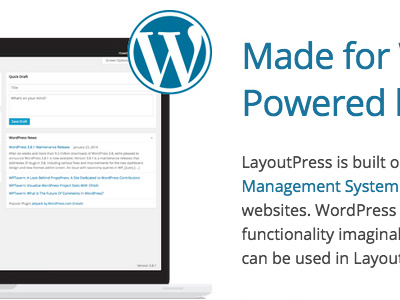 LayoutPress Website Made for WordPress by Troy Templeman on Dribbble