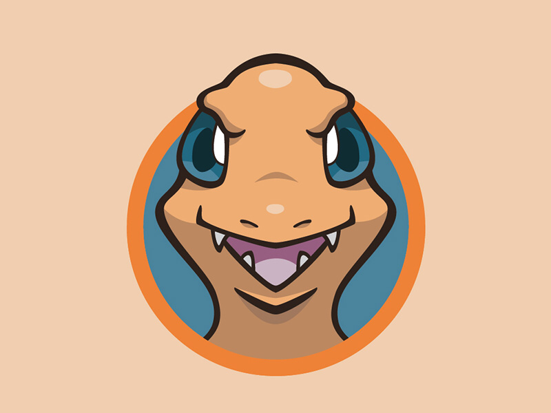 004 Charmander by Nichole Kazarinoff on Dribbble