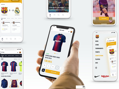 Redesign Barcelona Mobile Application by Josua Baringbing on Dribbble