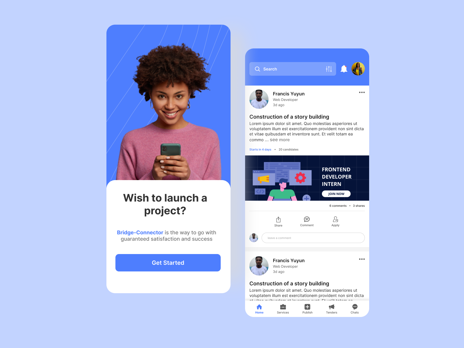 Service Provider - Mobile App Design by yuyun francis on Dribbble