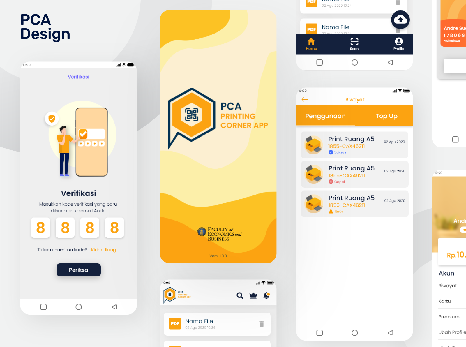 PCA / Printing Corner App by Galang Indra Veda on Dribbble