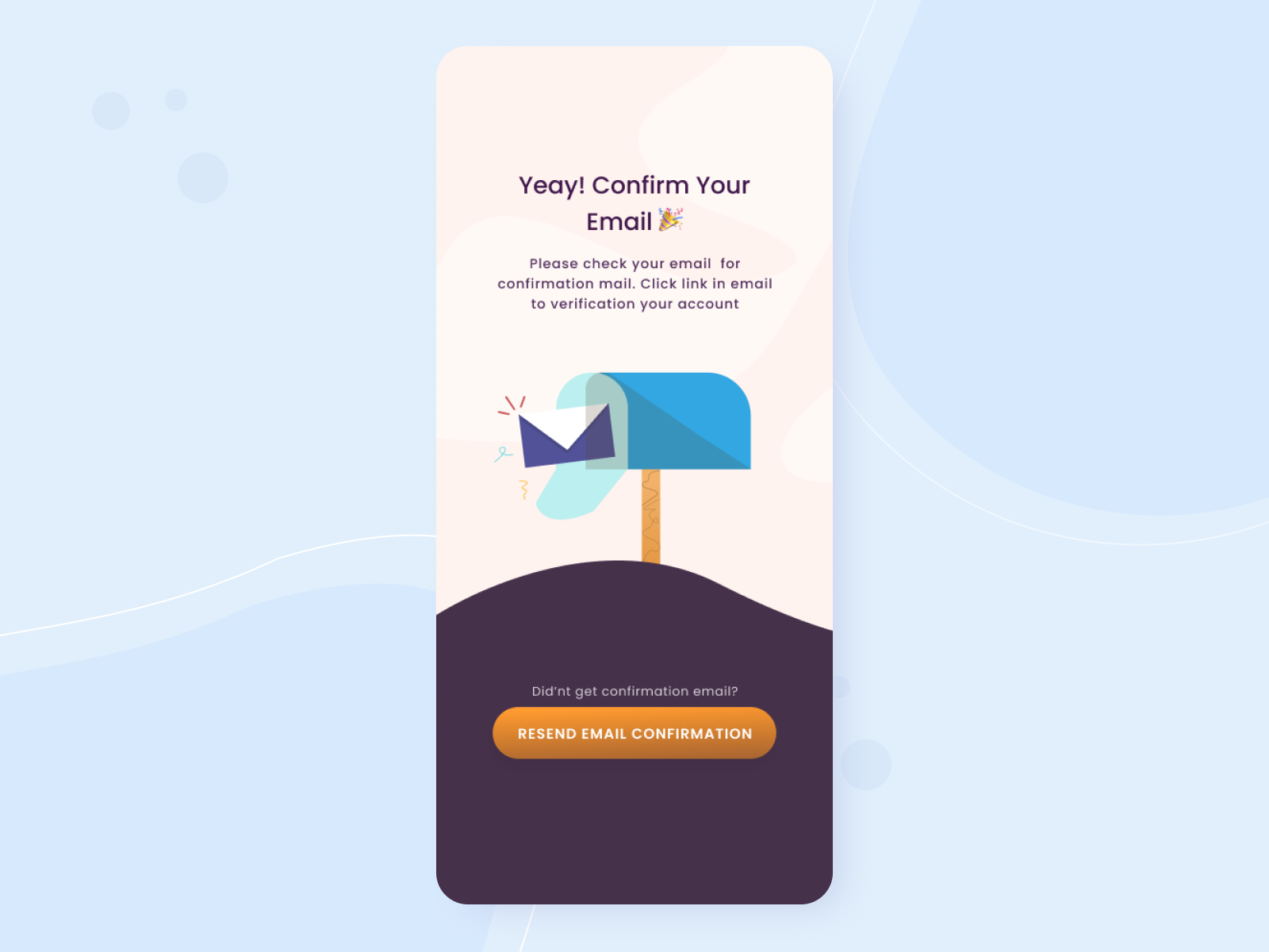 Email Confirmation📩 - UI Element by Nisrina Nurhasna on Dribbble