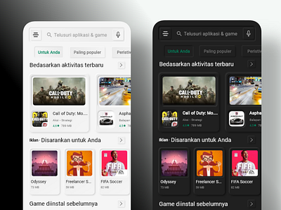 Google Play Store Concept Redesign by Yanuar ariya on Dribbble