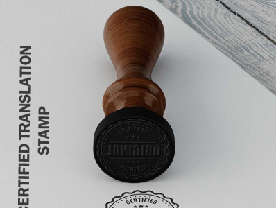 Certified Translation Stamp by Universal Translation Services on Dribbble