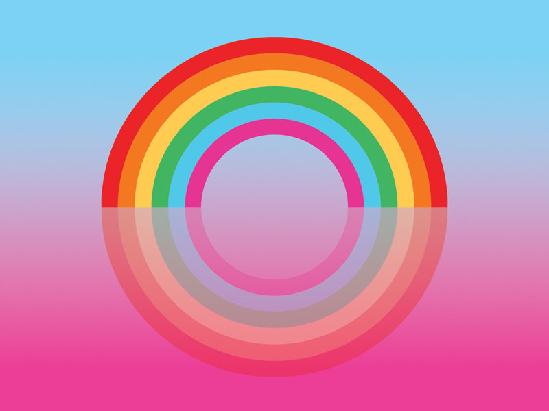 Rainbow Colour Wheel by Jasper Gold on Dribbble