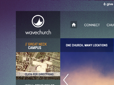 Wave Church Website Design by Doug Penick on Dribbble