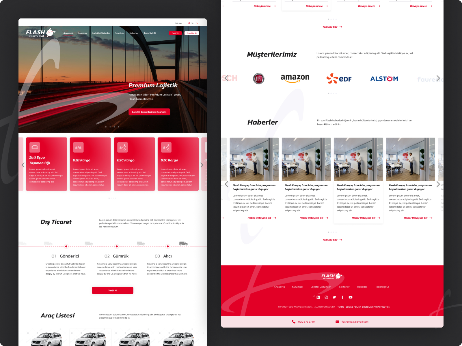 Flash Global / Logistics Solutions by Polen Kenziman on Dribbble