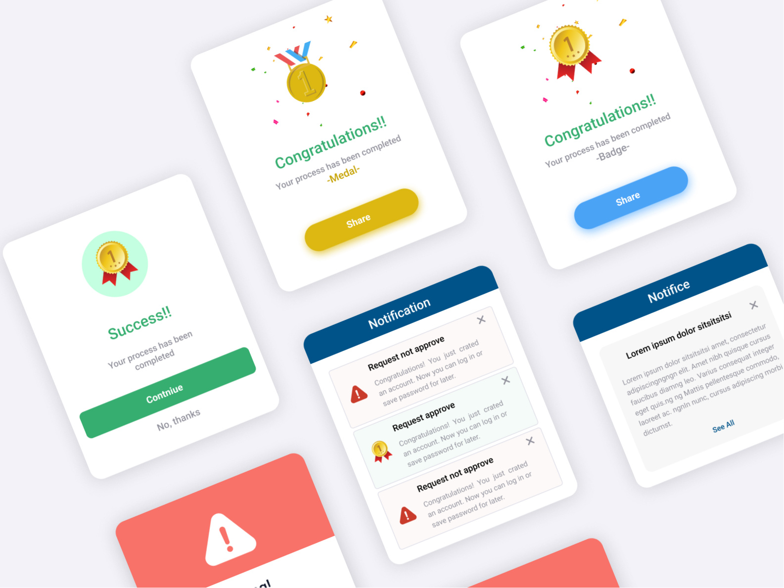 Components, Auto Layout Dialogs- Figma UI Kit by Omar Faruk on Dribbble