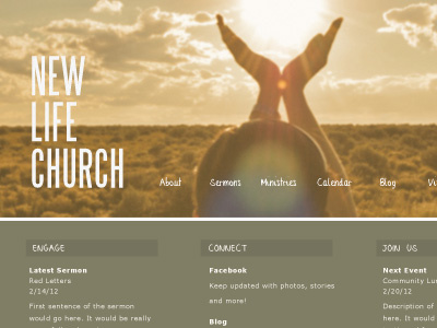 New Life Church by Holly Tritt on Dribbble