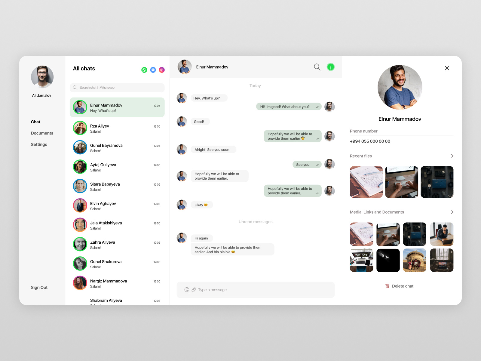 Multiple Messenger Website Design by Shabnam Aliyeva on Dribbble