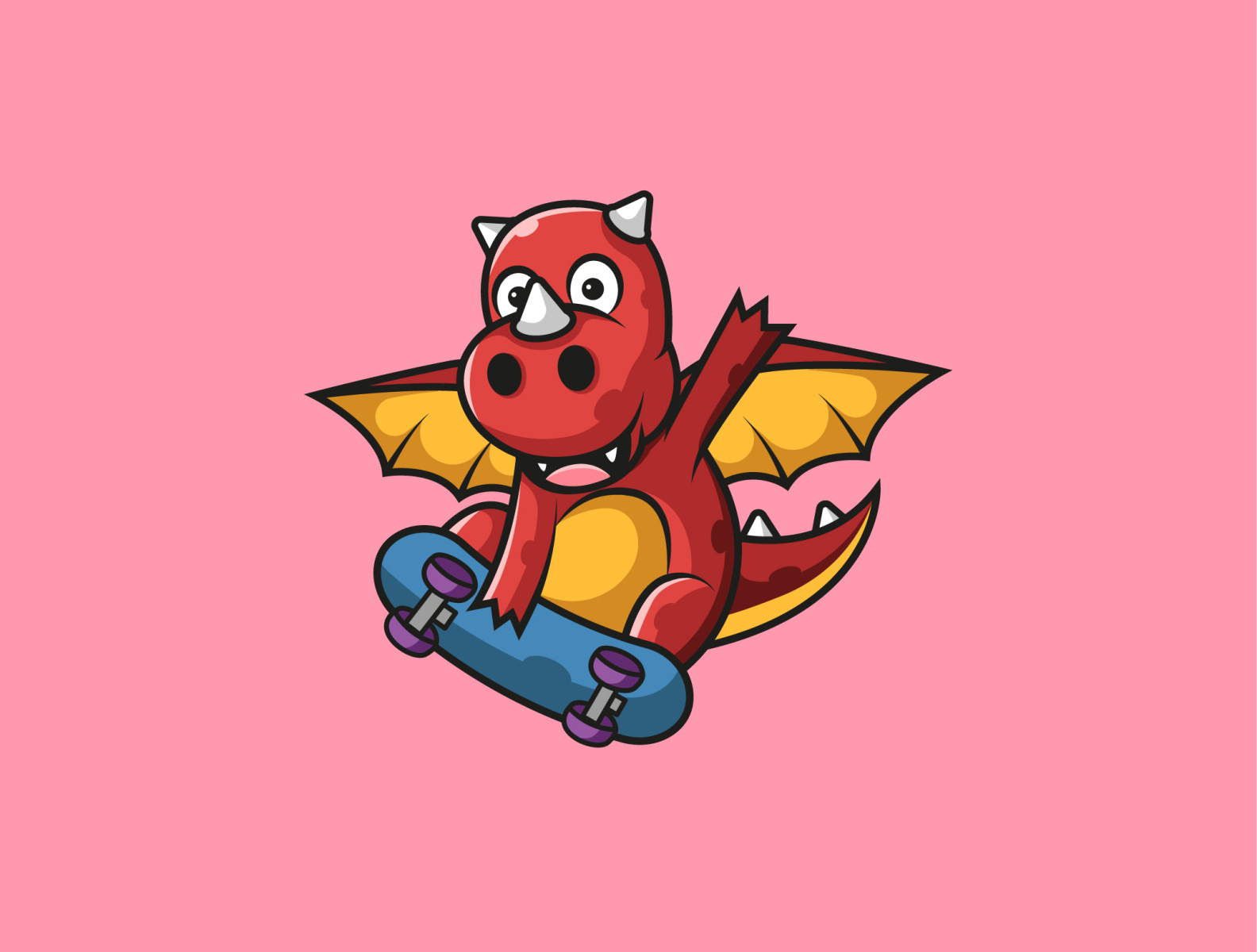 Cute Dragon by Yogi Pranata on Dribbble