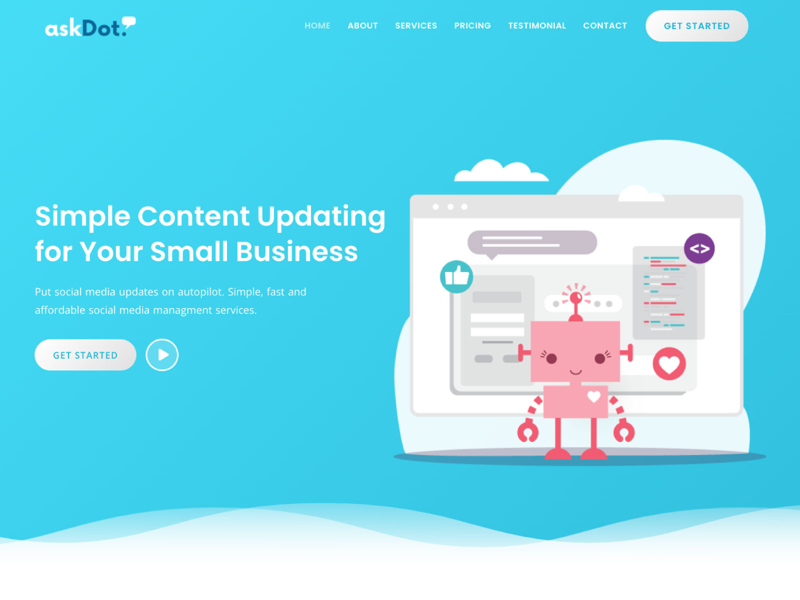 askDot. by Angela Valenti on Dribbble