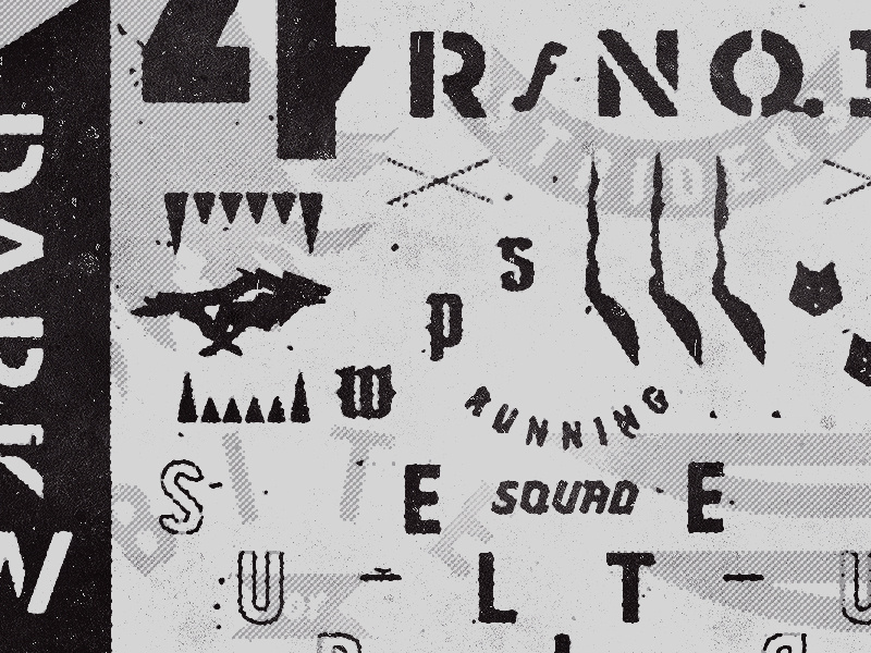 Wolfpack Striders Pattern by DOC on Dribbble