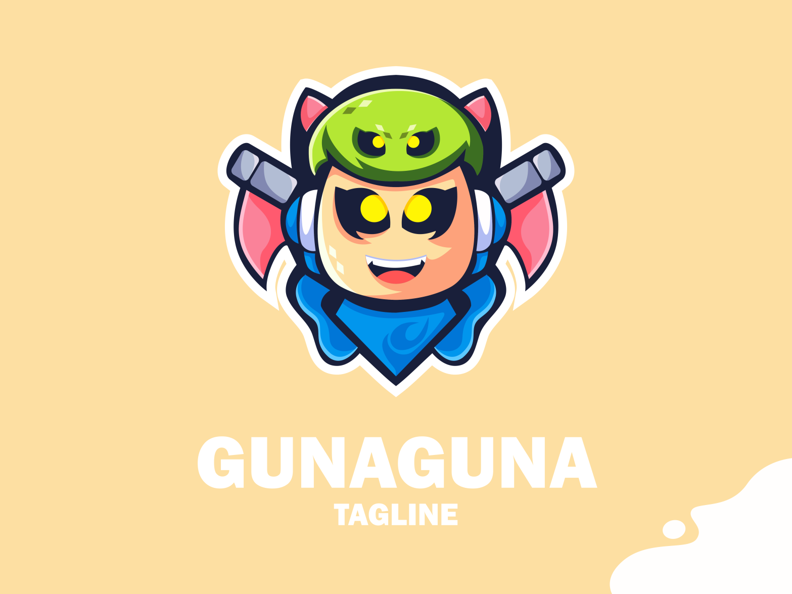 Guna guna loogo by granadastuff on Dribbble