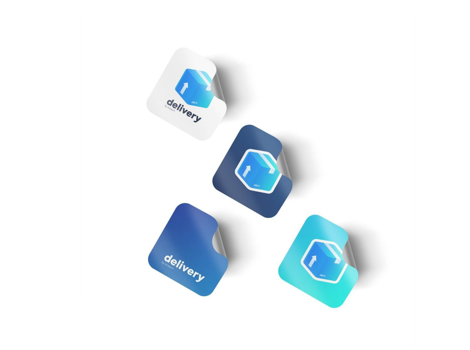 Araqich Delivery | Sticker Design by David on Dribbble