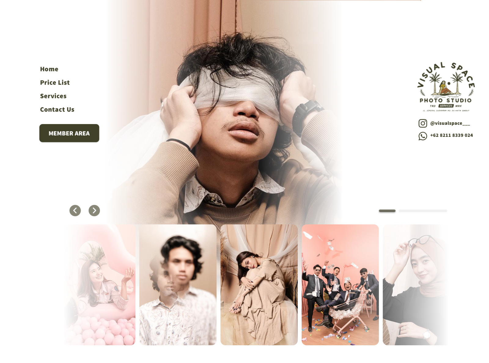 Visual Space - Redesign by DGRCRV. Design on Dribbble